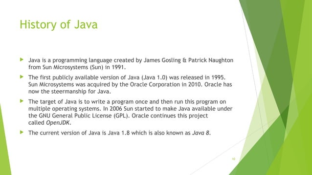 Object Oriented Methodology In Java Lecture 1 Ppt 6552
