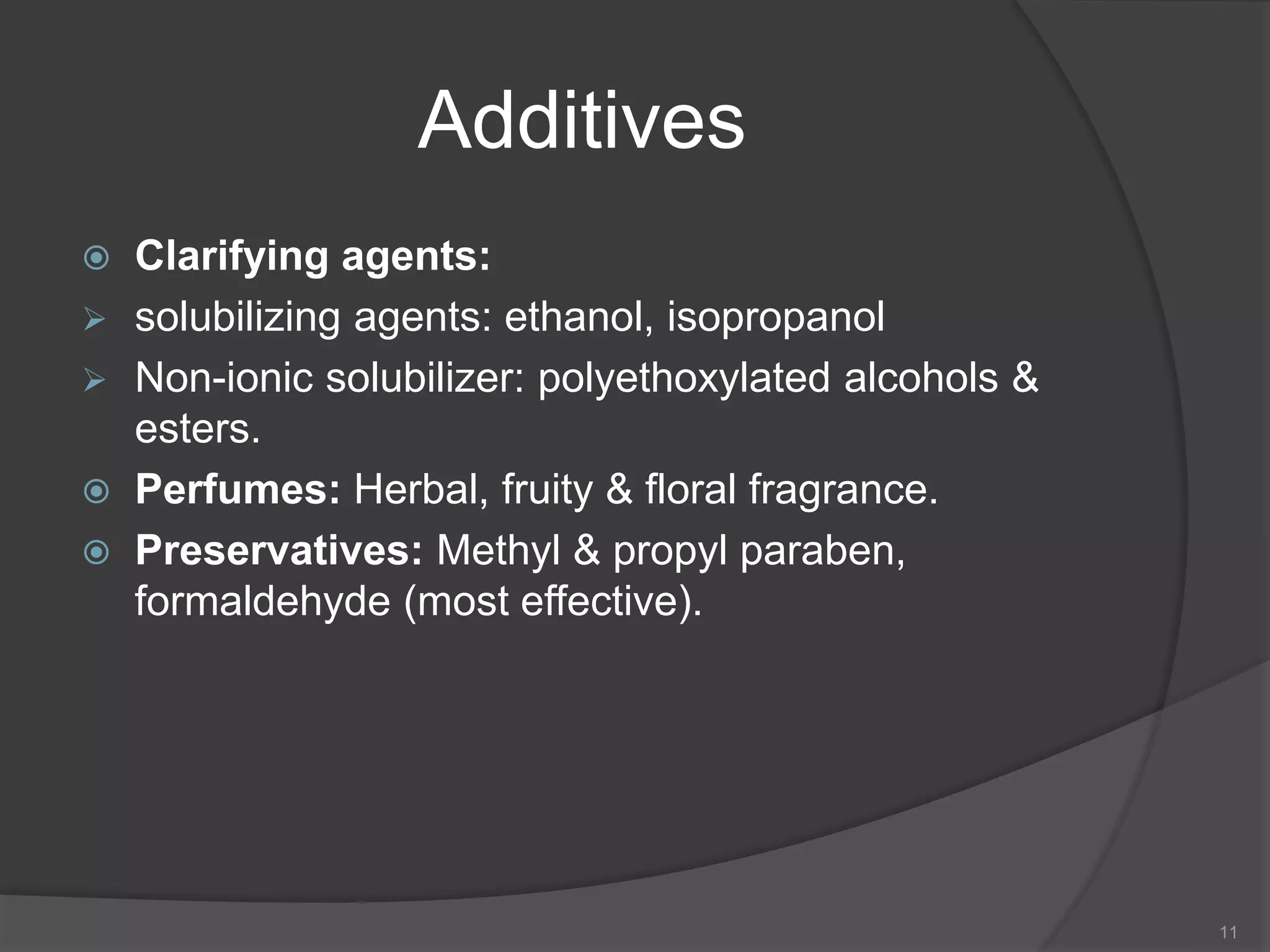buidings blocks for formulation of shampoo, toothpaste and creams | PPTX