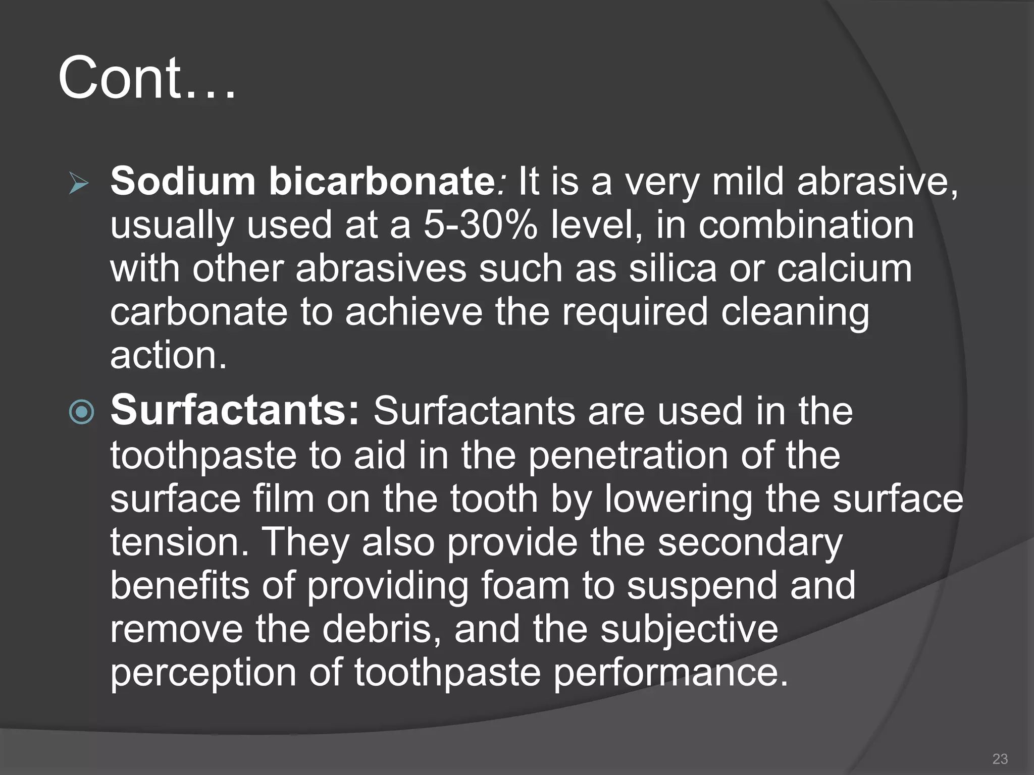 buidings blocks for formulation of shampoo, toothpaste and creams | PPTX