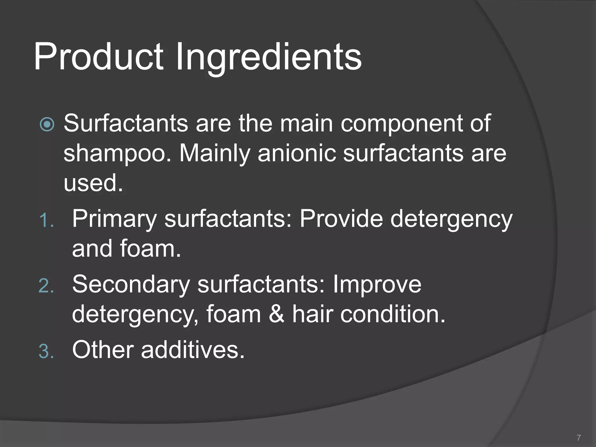buidings blocks for formulation of shampoo, toothpaste and creams | PPTX