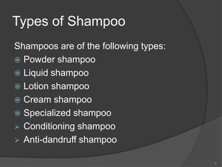 buidings blocks for formulation of shampoo, toothpaste and creams | PPTX