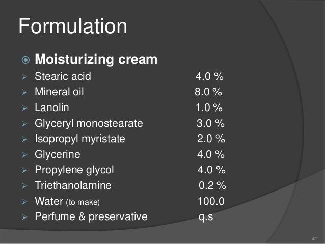 buidings blocks for formulation of shampoo, toothpaste and creams