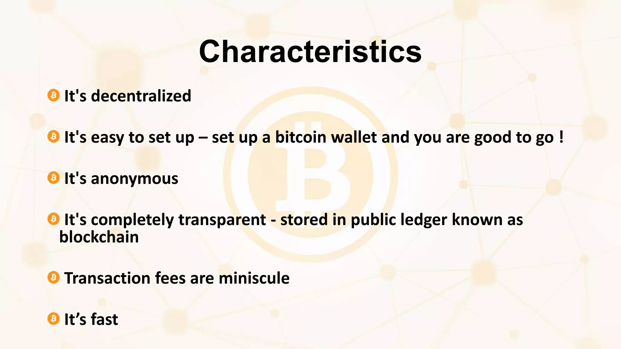 Introduction to Bitcoins and Cryptocurrency | PPTX