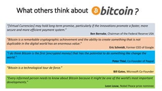 Introduction to Bitcoins and Cryptocurrency | PPTX