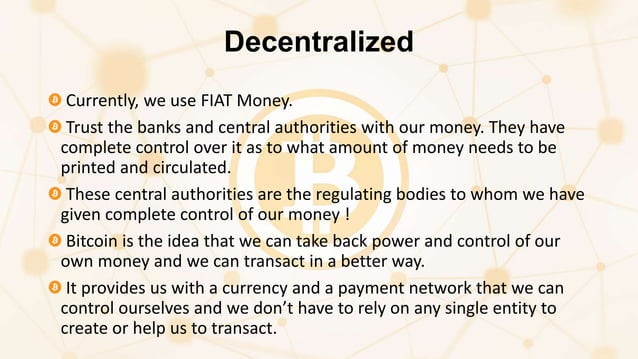 Introduction to Bitcoins and Cryptocurrency | PPTX | Currencies | Economy