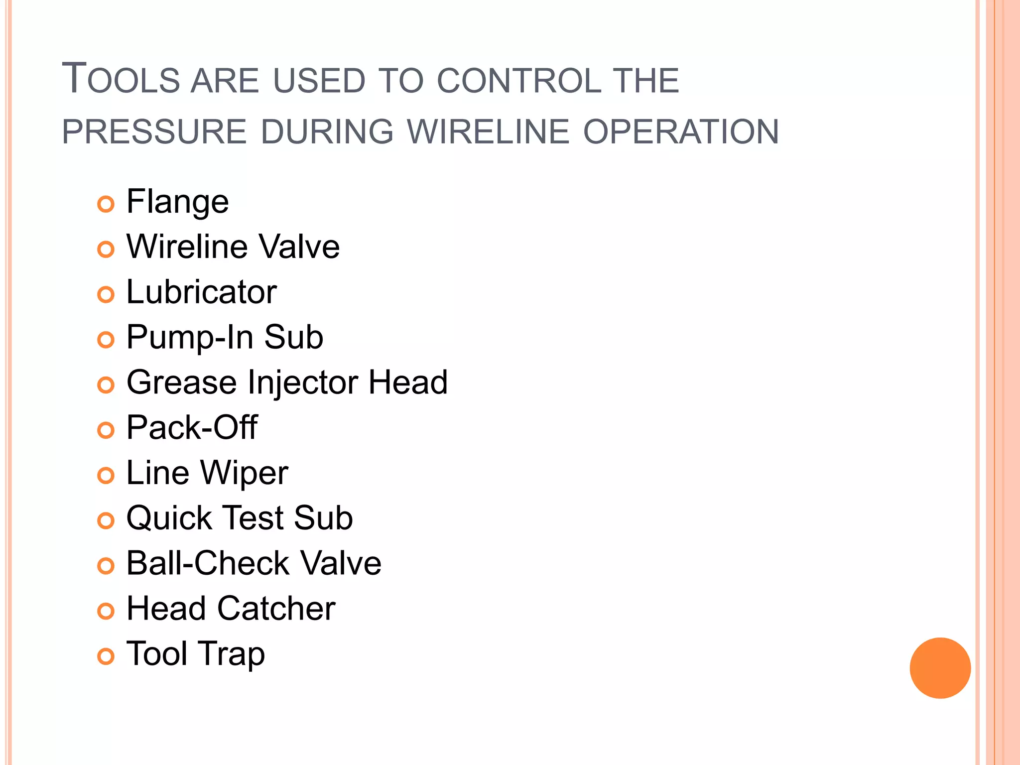 Wireline Operations | PPTX