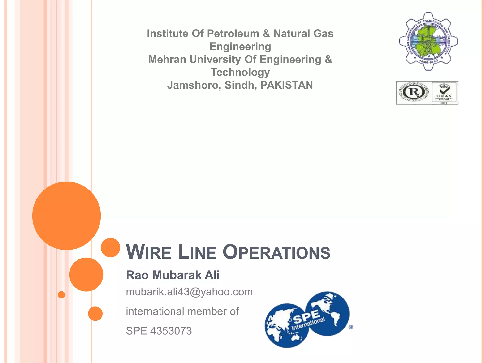 Wireline Operations | PPTX