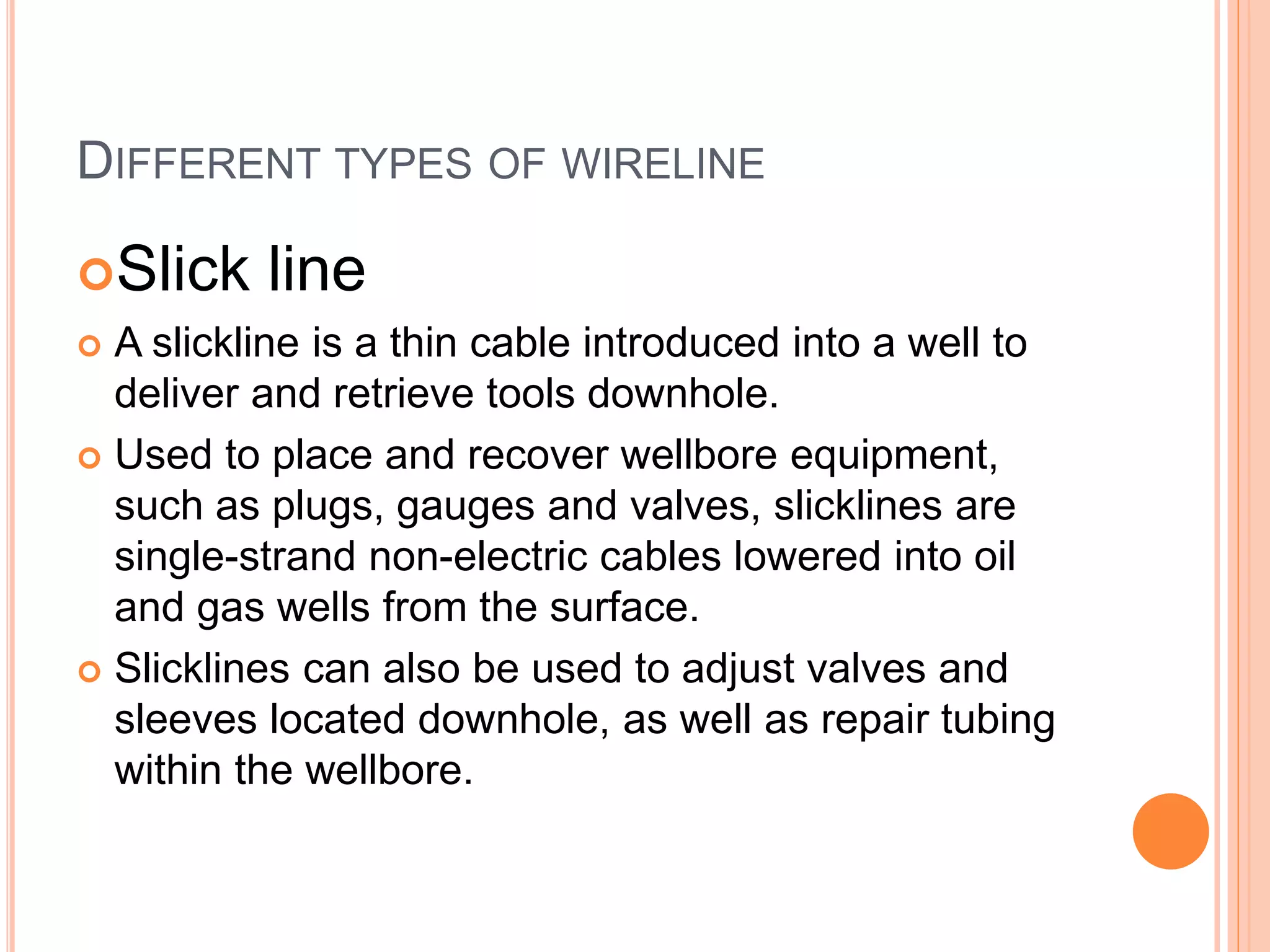 Wireline Operations | PPTX