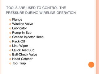 Wireline Operations | PPTX