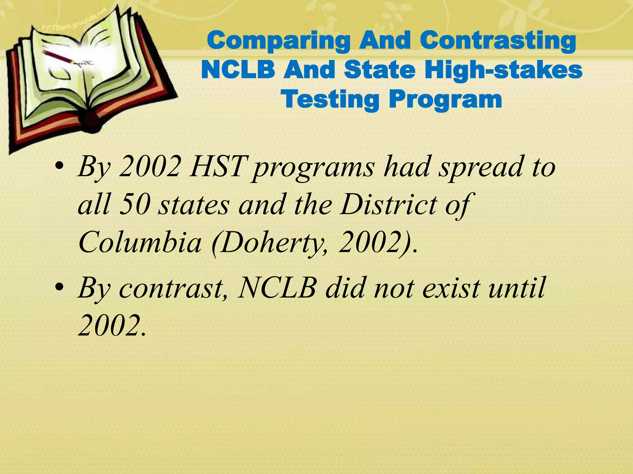 High-Stakes Testing | PPTX