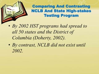 High-Stakes Testing | PPTX