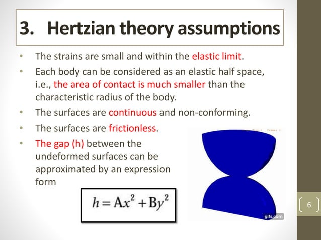 Contact stress | PPTX | Physics | Science