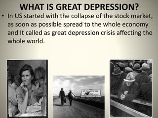 GREAT DEPRESSION 1929 | PPT