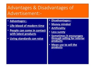 Importance of Advertisement | PPTX