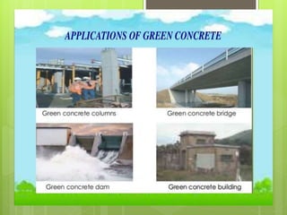 Presentation on Green Concrete | PPTX | Civil Engineering Industry ...