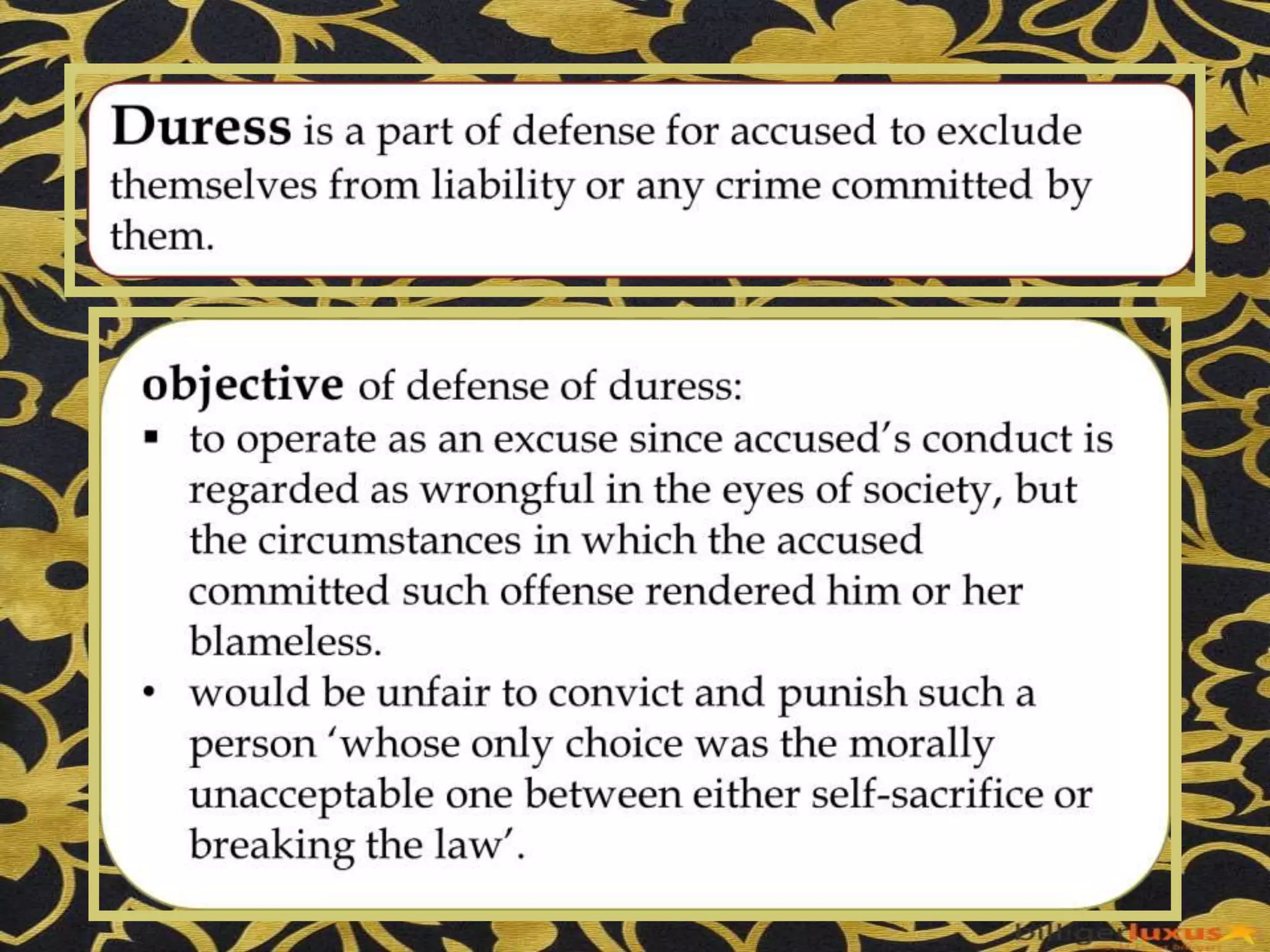 COMPARE AND CONTRAST THE DEFENSE OF DURESS IN MALAYSIA, UK AND ...