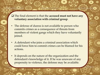 COMPARE AND CONTRAST THE DEFENSE OF DURESS IN MALAYSIA, UK AND ...