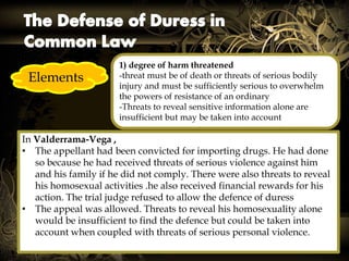 COMPARE AND CONTRAST THE DEFENSE OF DURESS IN MALAYSIA, UK AND ...