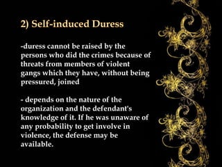 COMPARE AND CONTRAST THE DEFENSE OF DURESS IN MALAYSIA, UK AND ...