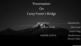 carey foster bridge | PPTX