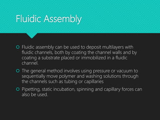 Layer by Layer Nanofilm Assembly | PPTX