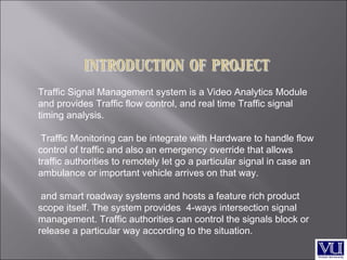 Traffic Signal Management System | PPT