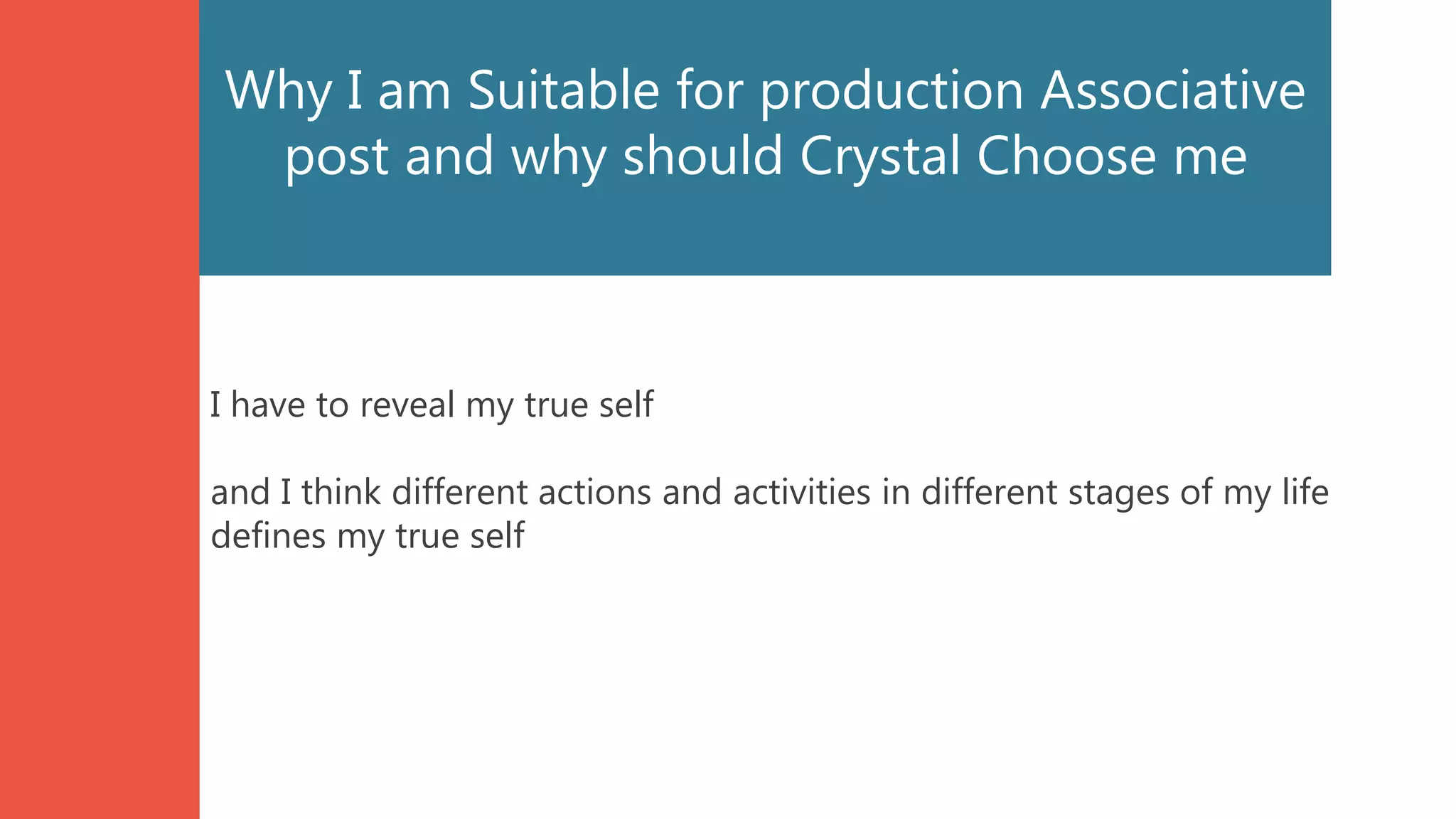 Presentation on why me | PPTX