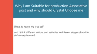 Presentation on why me | PPTX