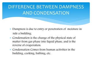 dampness in structure by umar khan | PPTX