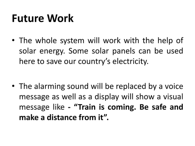 Presentation on Design and Development of Automatic Level-Crossing Gate Control by Using ...