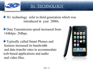 Wireless System/ Network Generation (1G,2G,2.5G,3G,4G,5G) | PPT