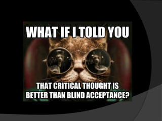 Summary of Critical Thinking, Reading and Writing | PPTX