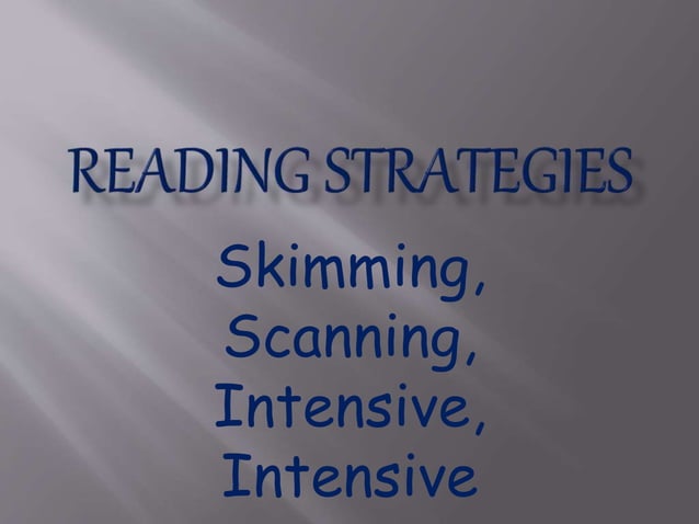 reading strategies | PPTX | Education