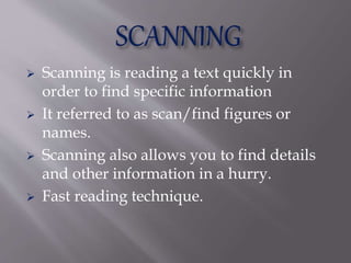 reading strategies | PPTX