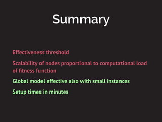 Parallel Genetic Algorithms in the Cloud | PPT