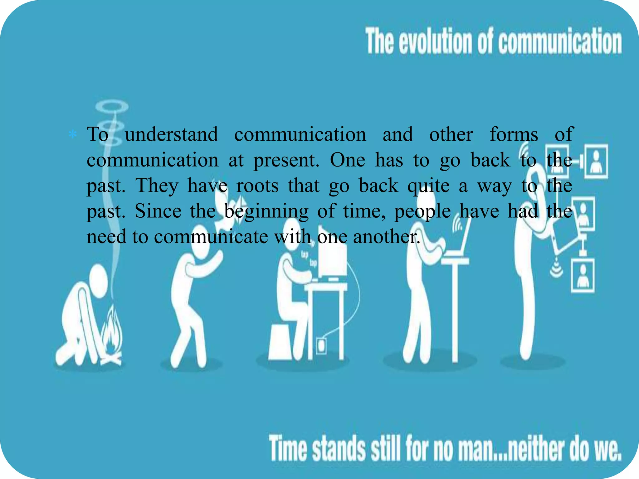 Evolution of Communication | PPT