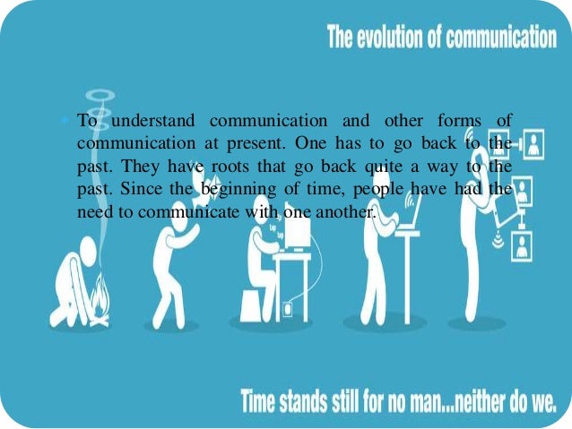 Evolution Of Communication Infographic