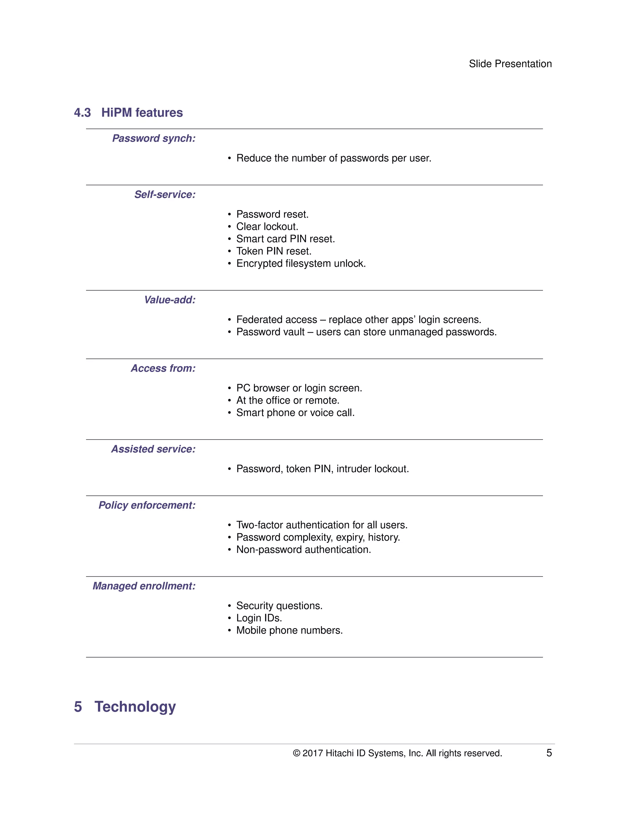 Hitachi ID Identity and Access Management Suite | PDF