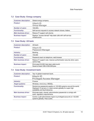 Hitachi ID Identity and Access Management Suite | PDF