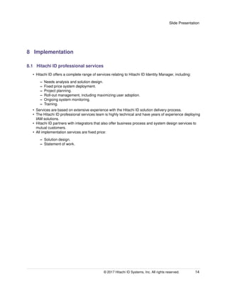 Hitachi ID Identity Manager | PDF