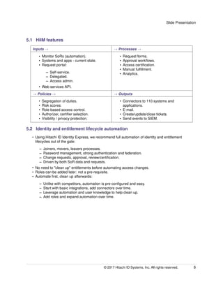 Hitachi ID Identity Manager | PDF