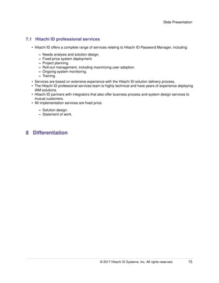 Hitachi ID Password Manager | PDF