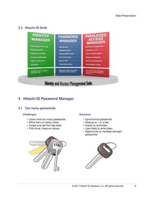 Hitachi ID Password Manager | PDF
