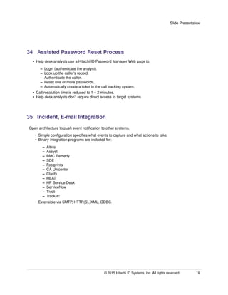 Hitachi ID Password Manager | PDF