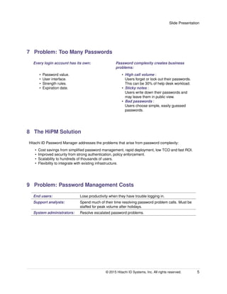 Hitachi ID Password Manager | PDF