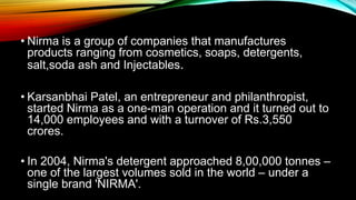 FAILURE OF NIRMA | PPTX