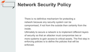Network Security Policies | PPTX
