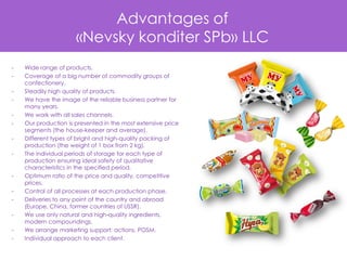 Presentation Nevsky Konditer SPb | PPT