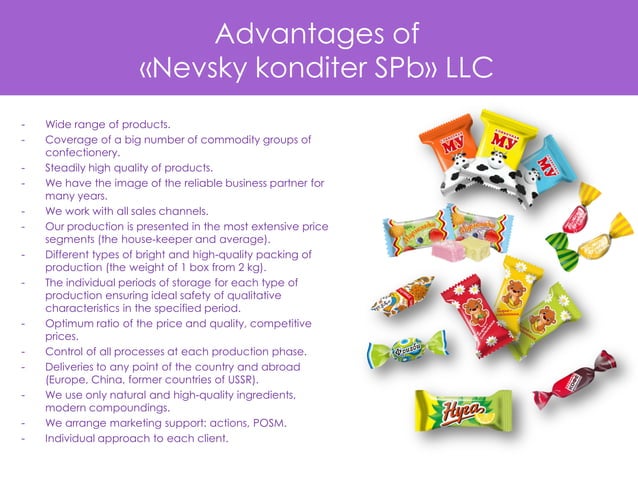 Presentation Nevsky Konditer SPb | PPT