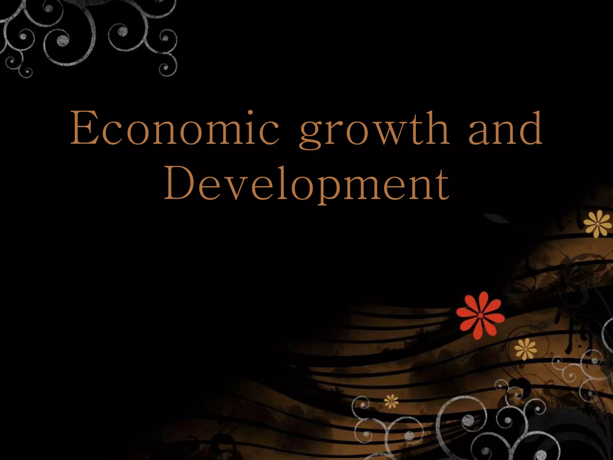 Difference Between Economic Growth and Development | PPTX